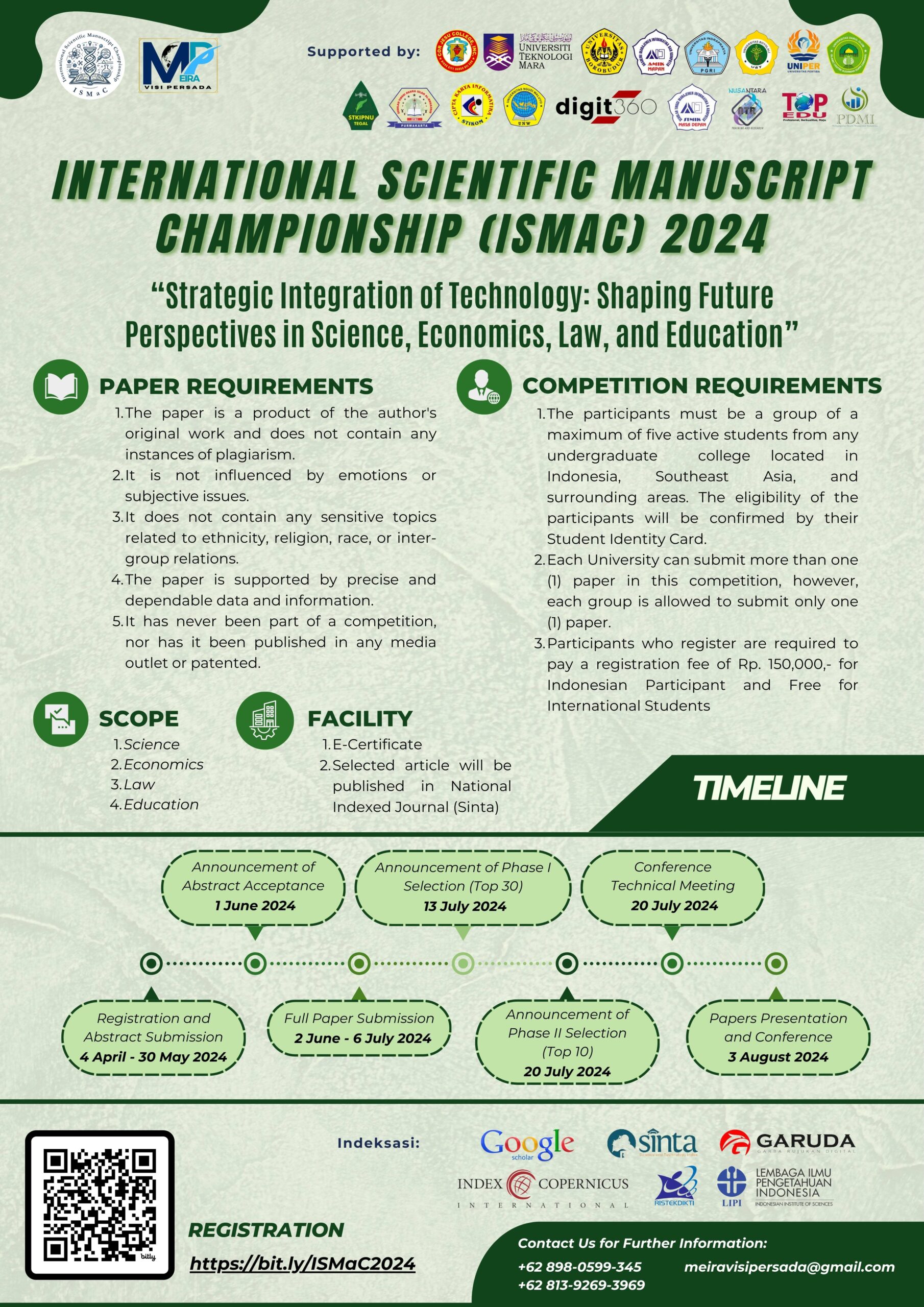 International Scientific Manuscript Championship (ISMaC) 2024 – Meira ...